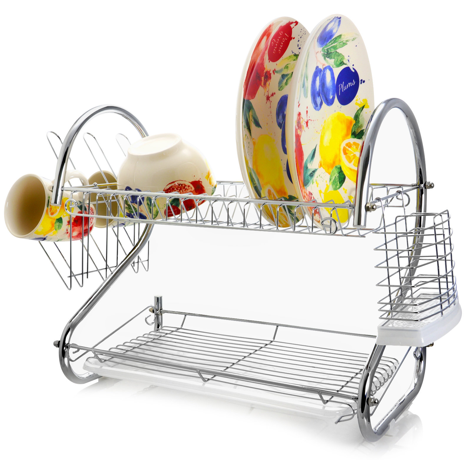 Better Chef Metal 2 Tier Dish Rack & Reviews | Wayfair