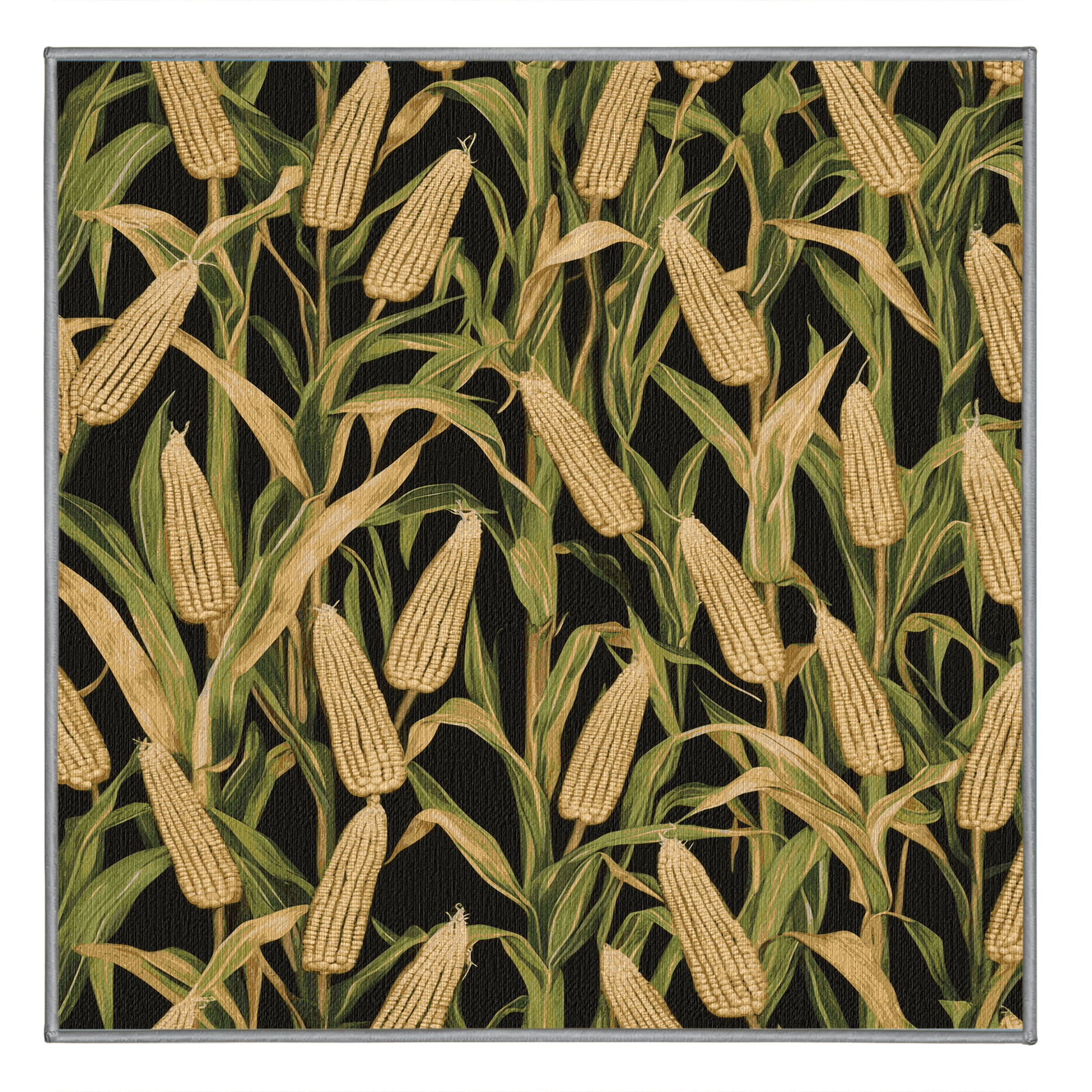 Dakota Fields Washable Corn Shoots Vegetables Area Rug | Wayfair