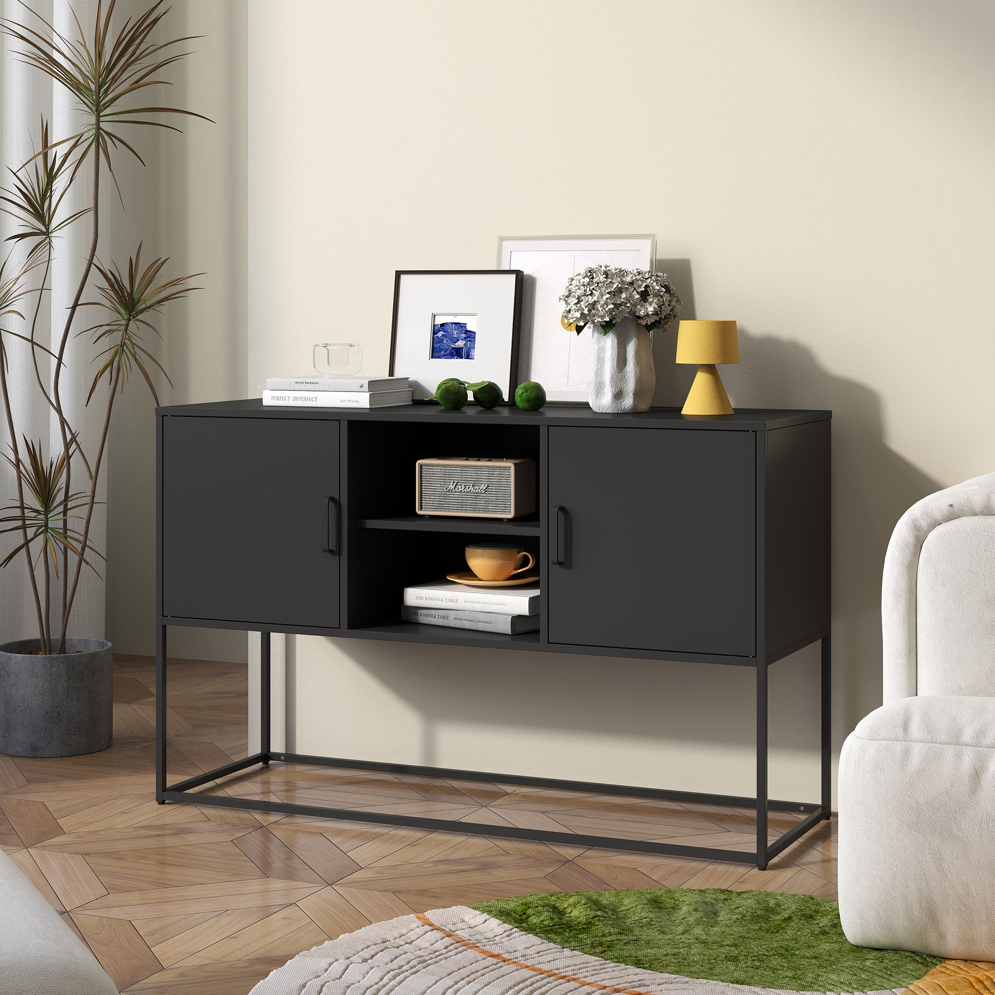 Ebern Designs Accent Storage Cabinet for Living Room Entrances and ...