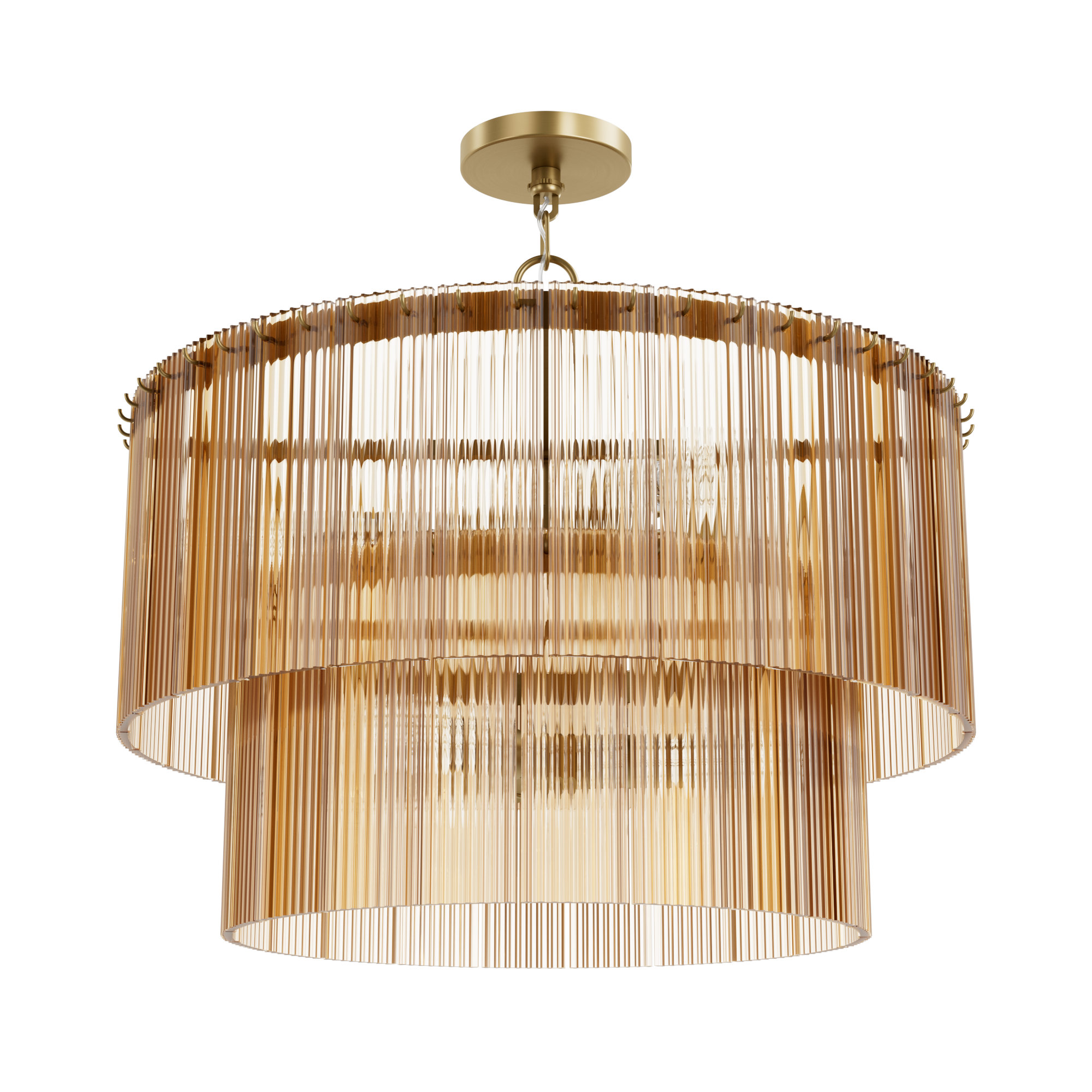 Jasmine Roth Collection + Hunter Ontario 6 Light Pendant Ceiling Light ...