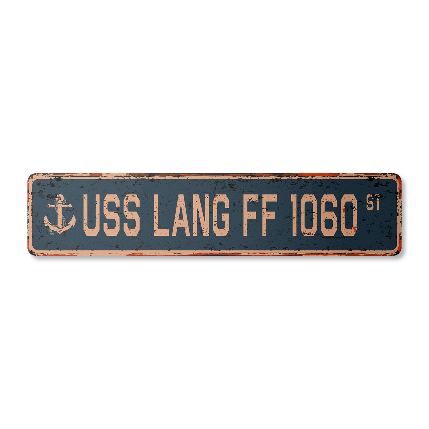 SignMission Lang Ff 1060 Street Sign Aluminum 4" X 18" | Wayfair