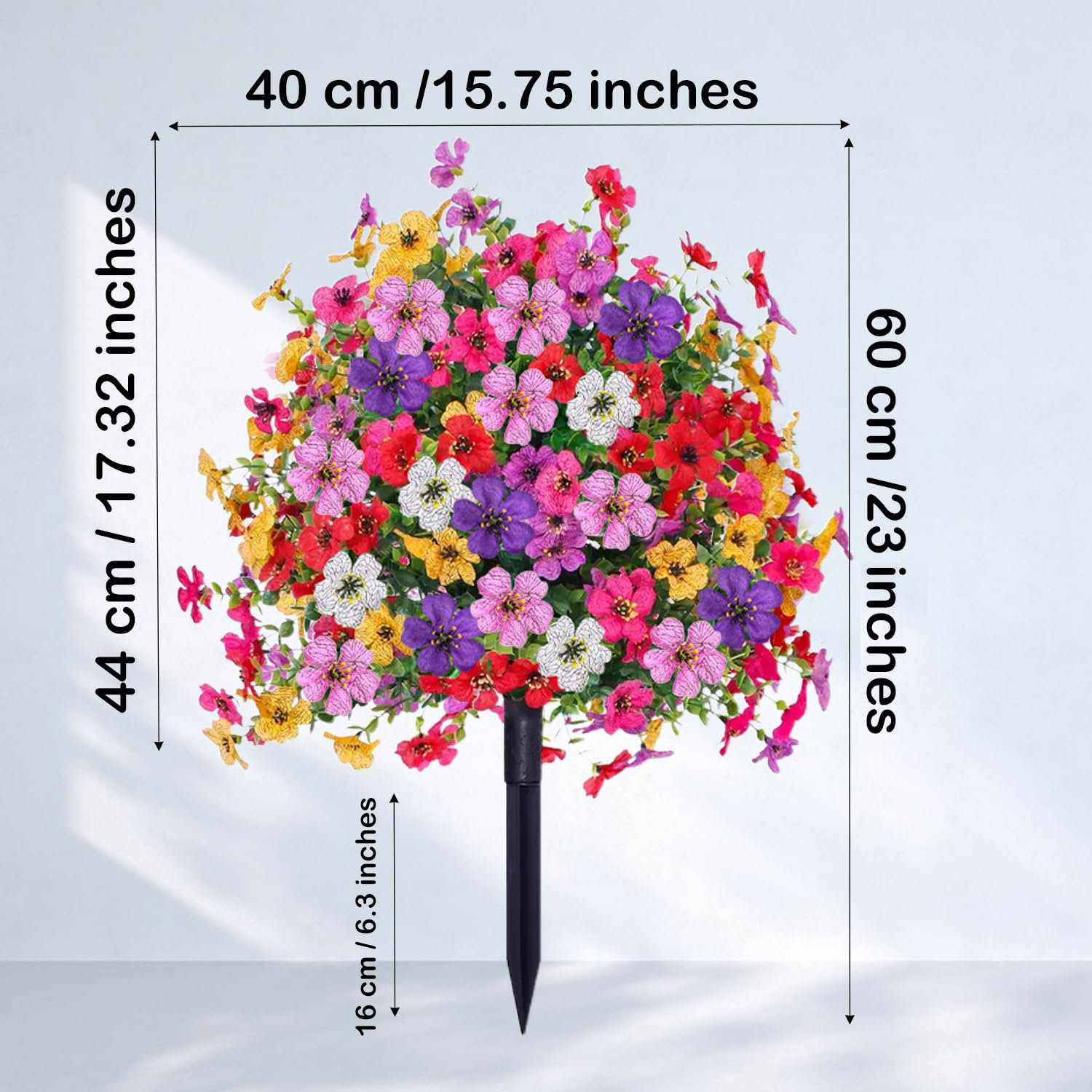 Ophelia & Co. 2 Pack Artificial Topiary Ball Trees With Ground Spike ...