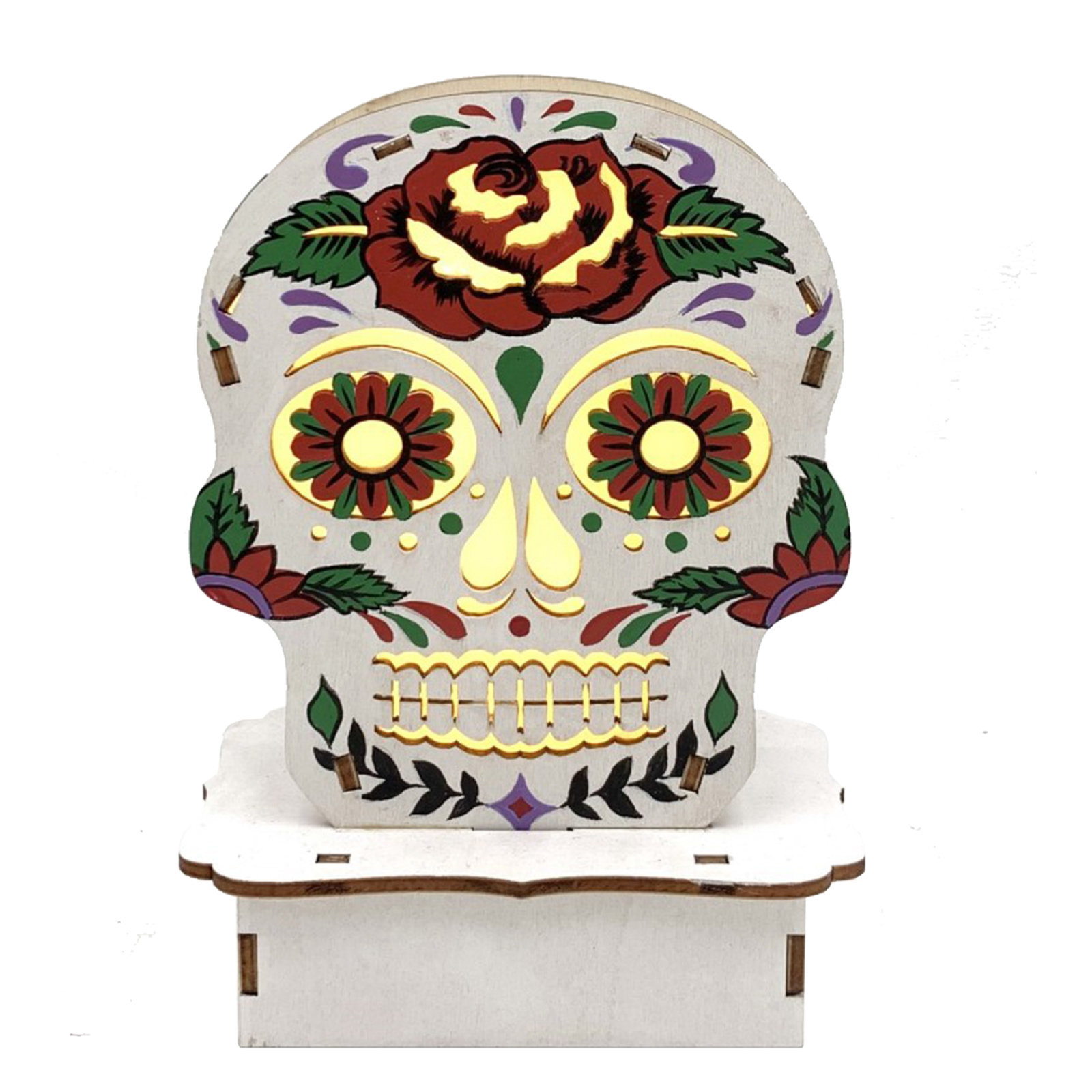 Bungalow Rose 6" Sugar Skull LED | Wayfair
