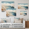 Highland Dunes Antek - Modern Blue And Beige Sand Aerial View V ...