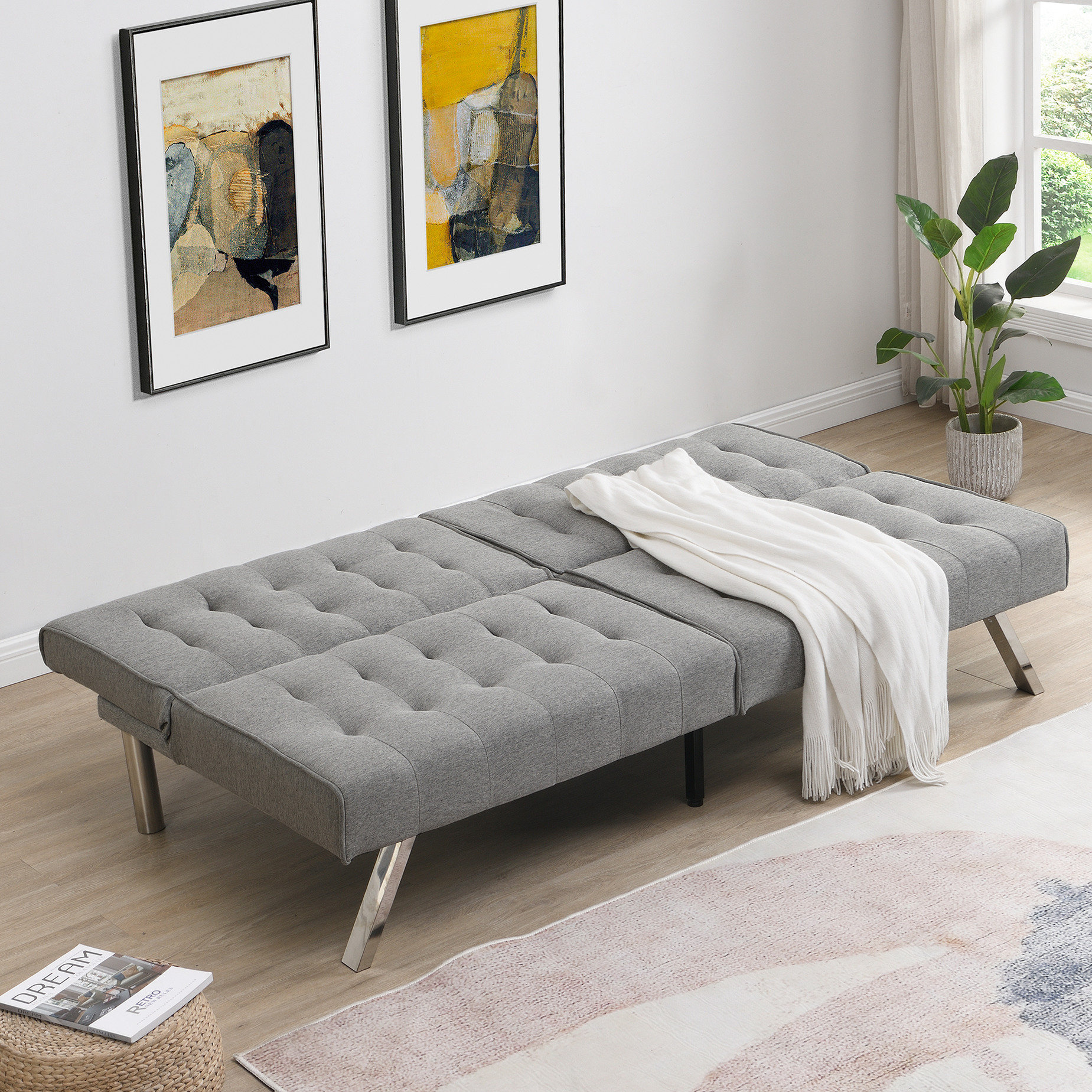 Wrought Studio™ Futon Bed With User- Design And Material Build Features ...