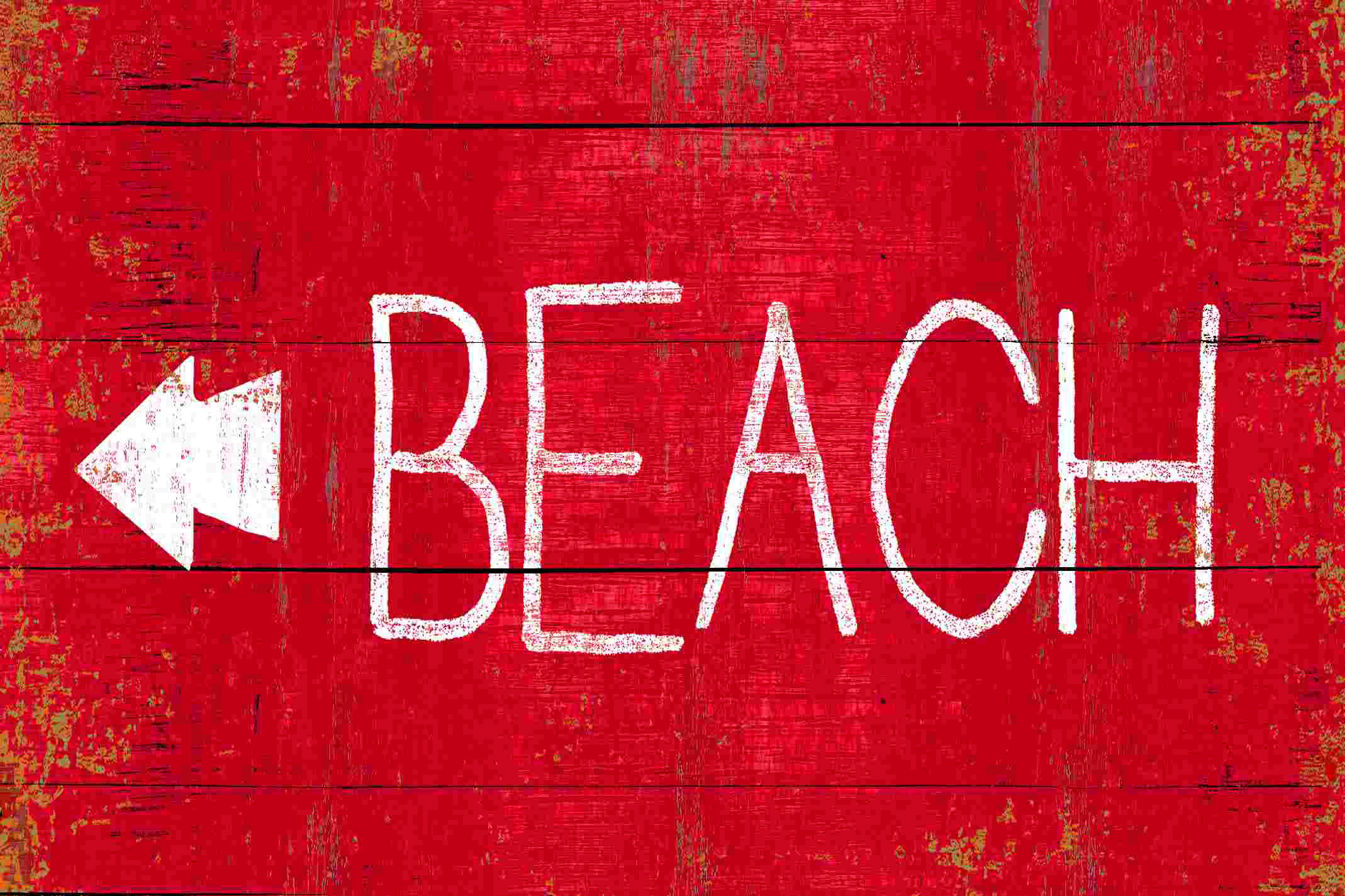 Highland Dunes Beach Sign - Wrapped Canvas Textual Art - Wayfair Canada