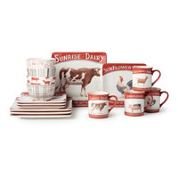 Red Square Dinnerware Sets | Up to 65% Off Until 11/20 | Wayfair | Wayfair