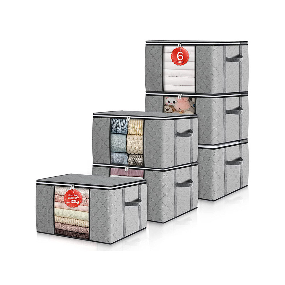 Latitude Run® Polyester Storage Bin Set | Wayfair