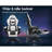 ELFORDSON Gaming Chair With RGB LED Light 8-Point Massage Computer ...