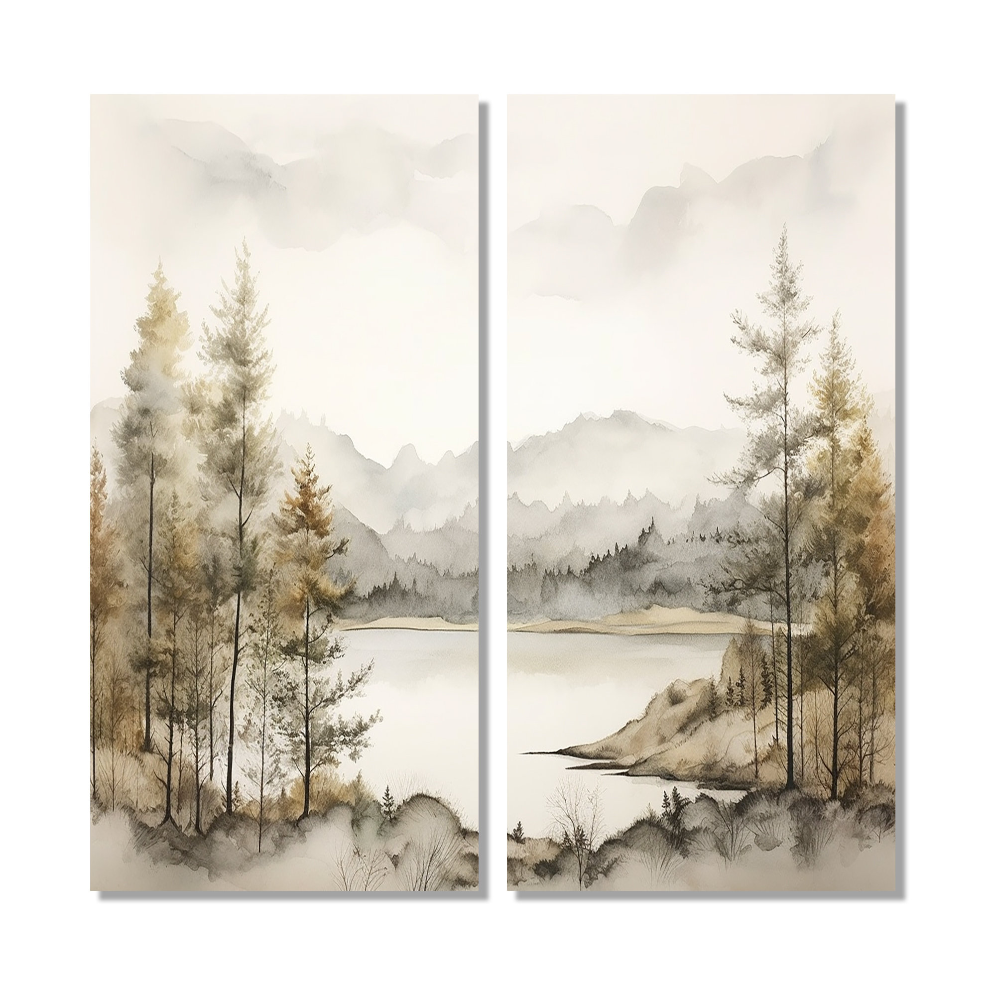 George Oliver Modern Scandinavian Scenery Silence III - Landscapes ...