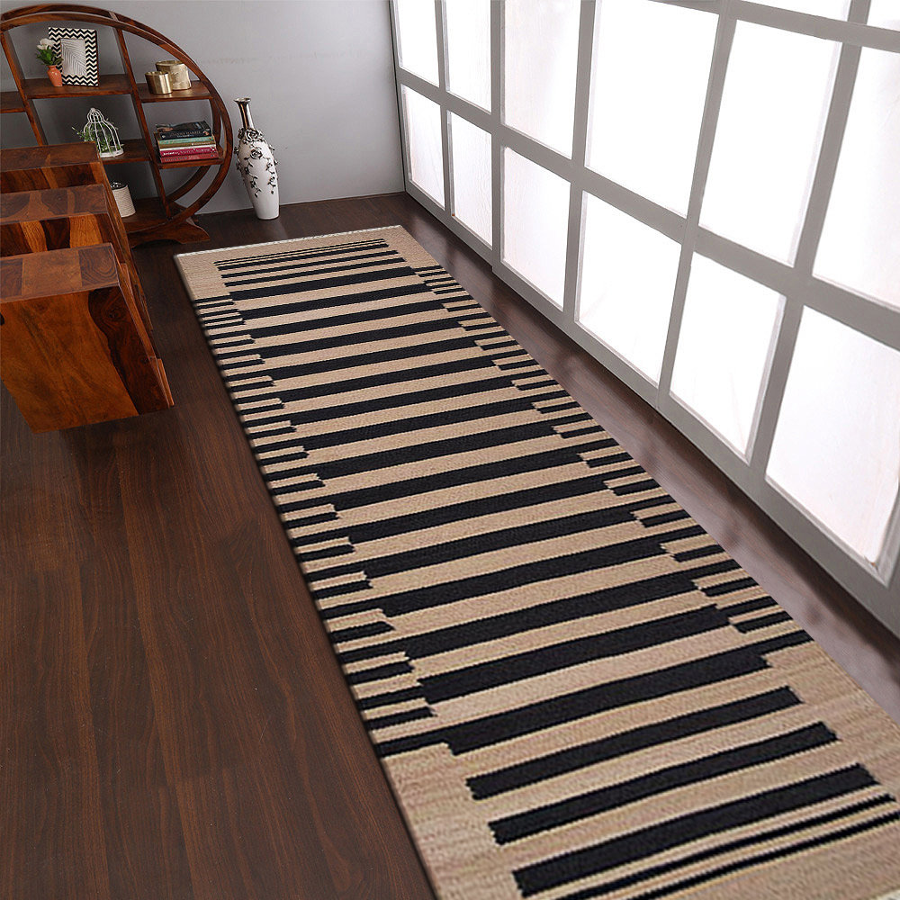 Wrought Studio Reynosa HAND WOVEN FLAT WEAVE KILIM WOOL ECO-FRIENDLY ...