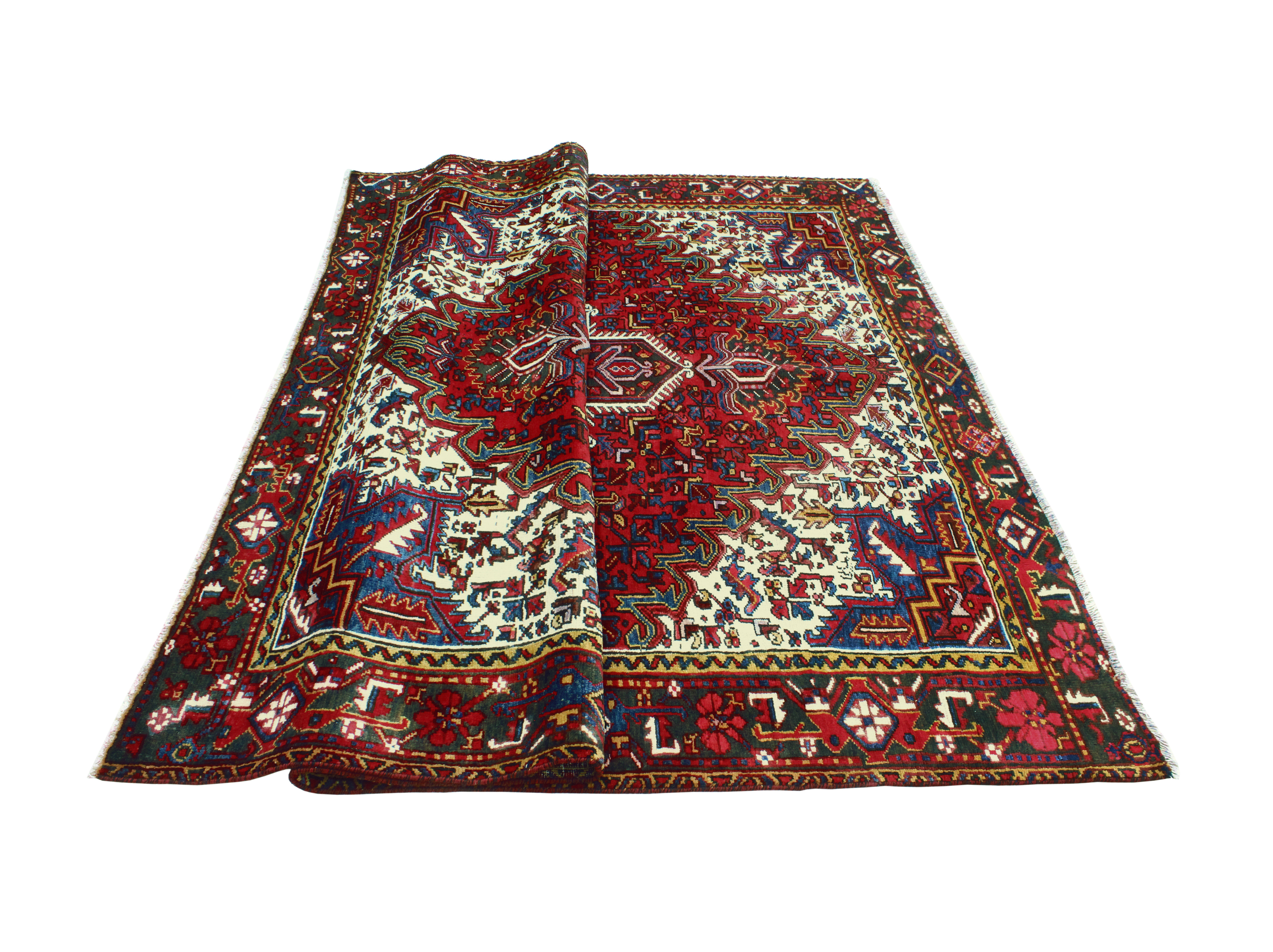 Isabelline Khylar Heriz Camilla Red Rug | Wayfair