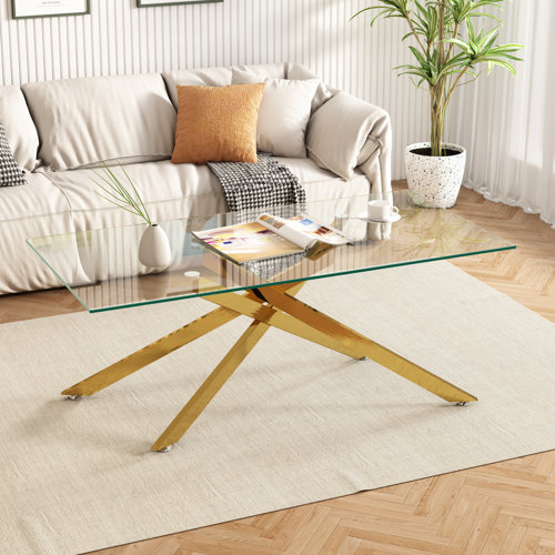 Gold Coffee Tables You'll Love | Wayfair