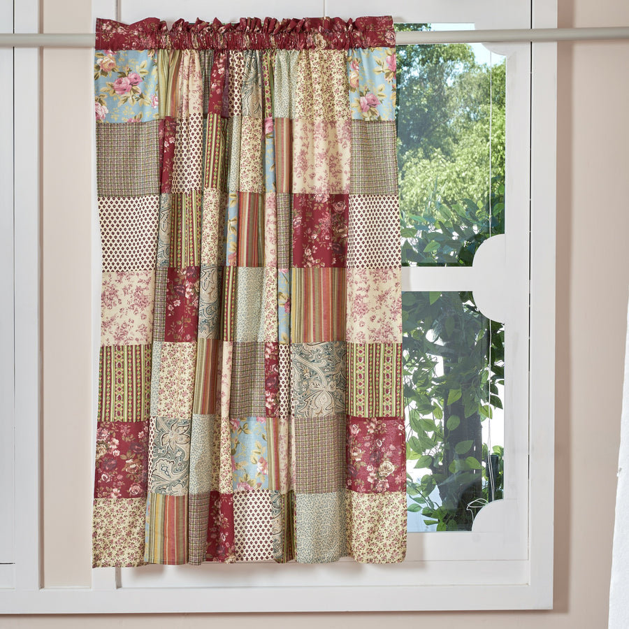 August Grove® Country Rustic Tea Party Beige Burgundy Paisley Floral ...