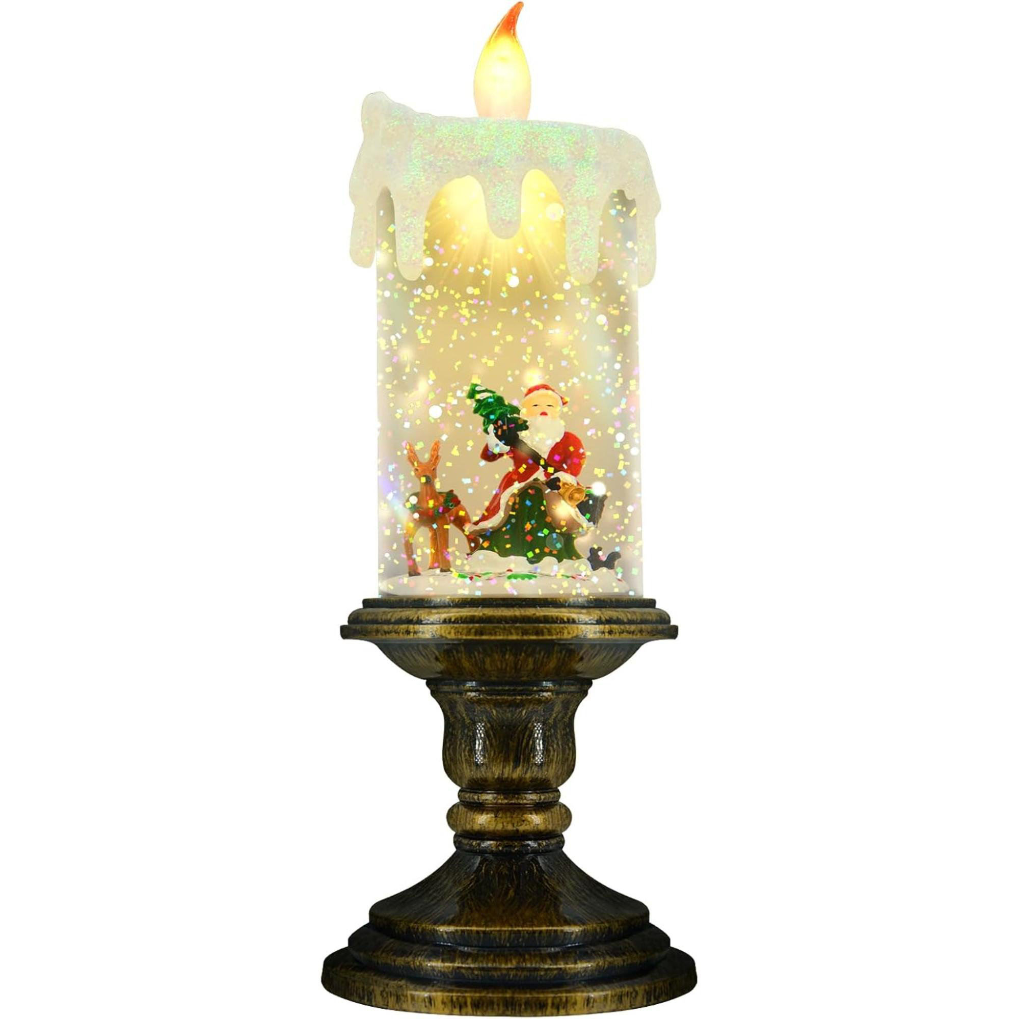 The Holiday Aisle® Christmas Flameless Candles, Flickering Flameless ...