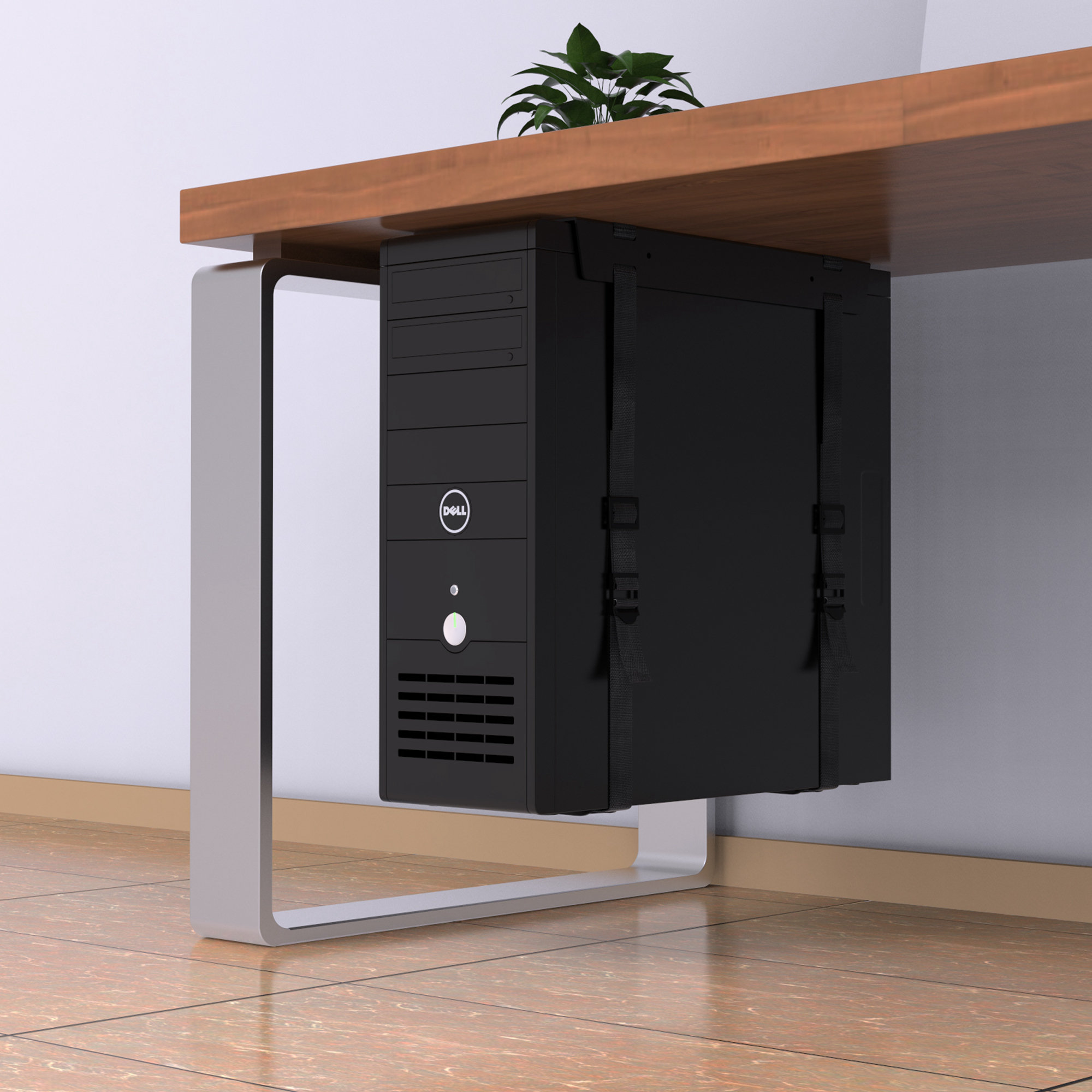 Symple Stuff PC CPU Strap 36 cm x 4.5 cm Desk Privacy Panel | Wayfair.ie