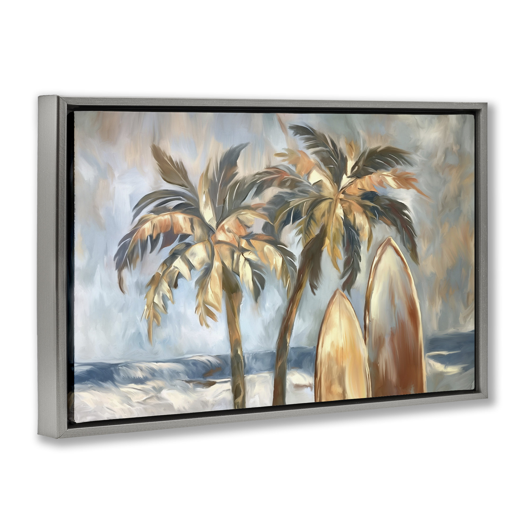Latitude Run® Warm Tropical Surfboards Floating Frame, design by Ramona ...