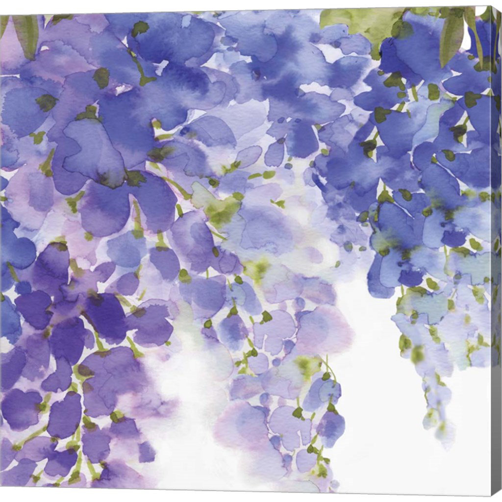 Red Barrel Studio® Wisteria II by Eva Watts - Wrapped Canvas Print ...