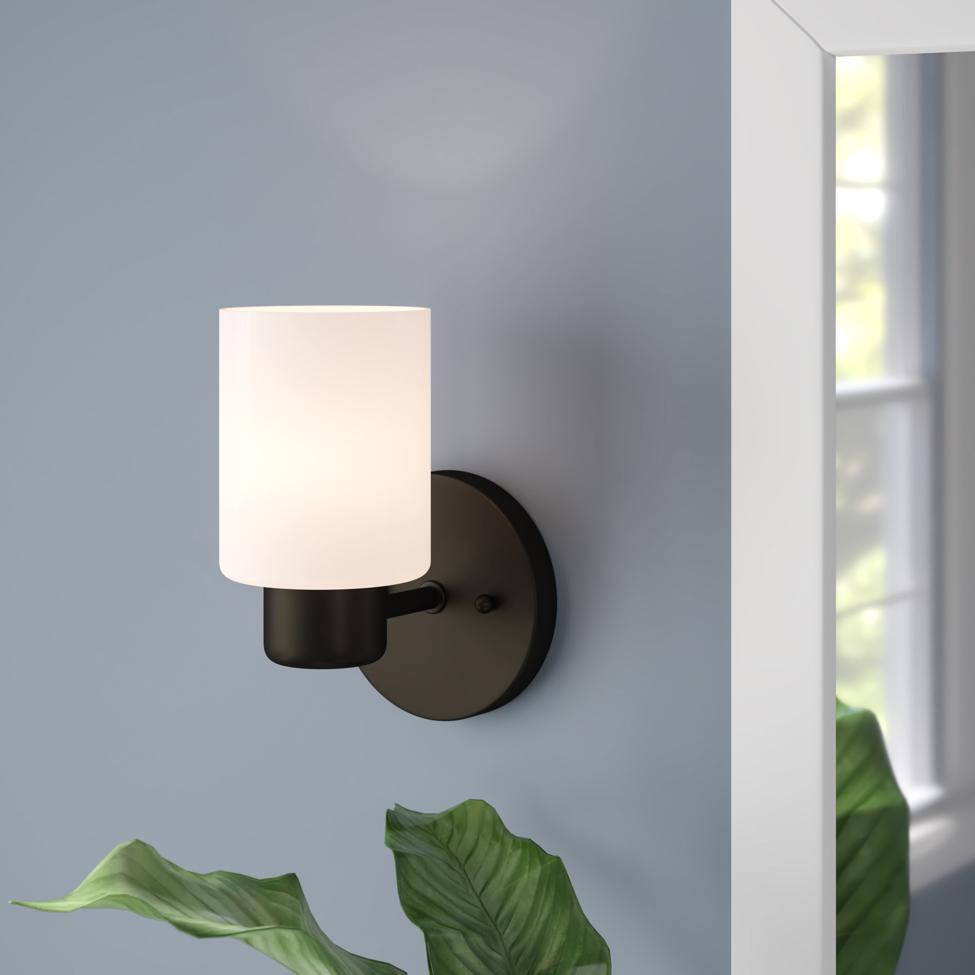 Latitude Run® Burchfield 1 - Light Dimmable Armed Sconce & Reviews ...