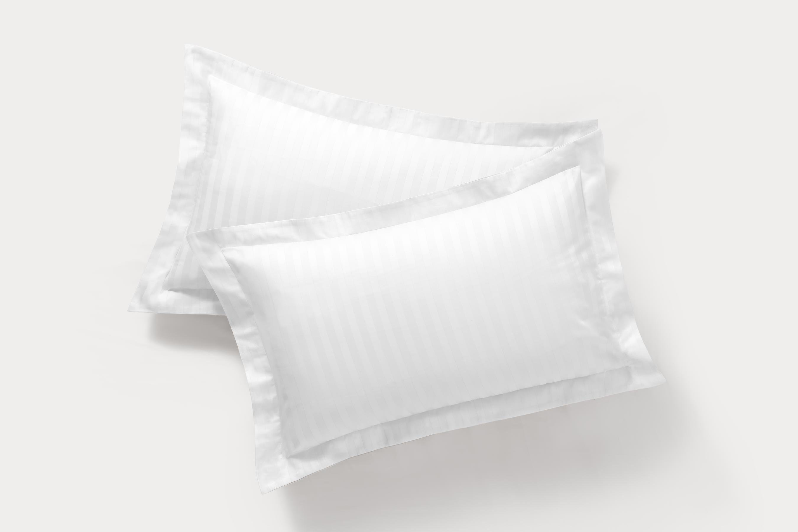Brooks Brothers Satin Stripe 2 Piece Sateen Guest Room Sham Case Pack ...