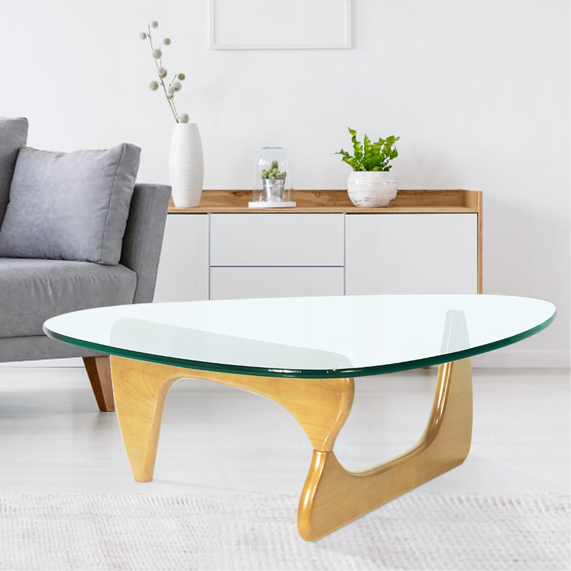 Corrigan Studio Modern Triangle Coffee Table - Wayfair Canada