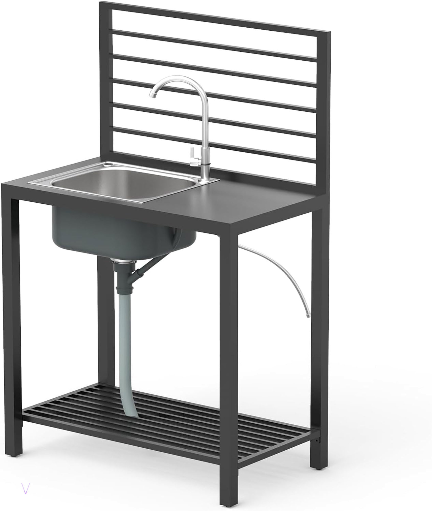 Latitude Run® Aluminum Kitchen Storage Island Stainless Steel | Wayfair