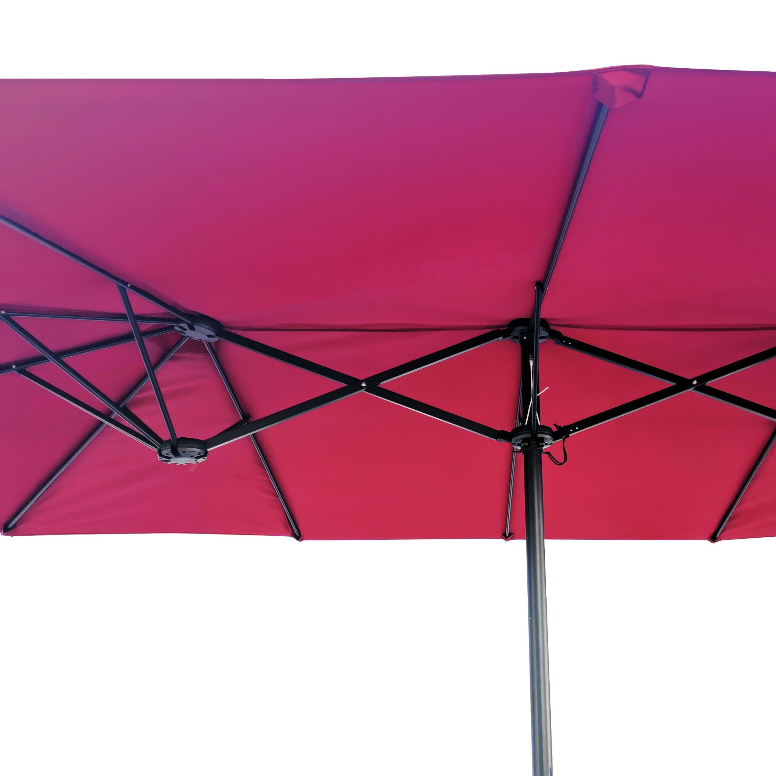 Red Barrel Studio® Oversized waterproof double umbrella with crank ...