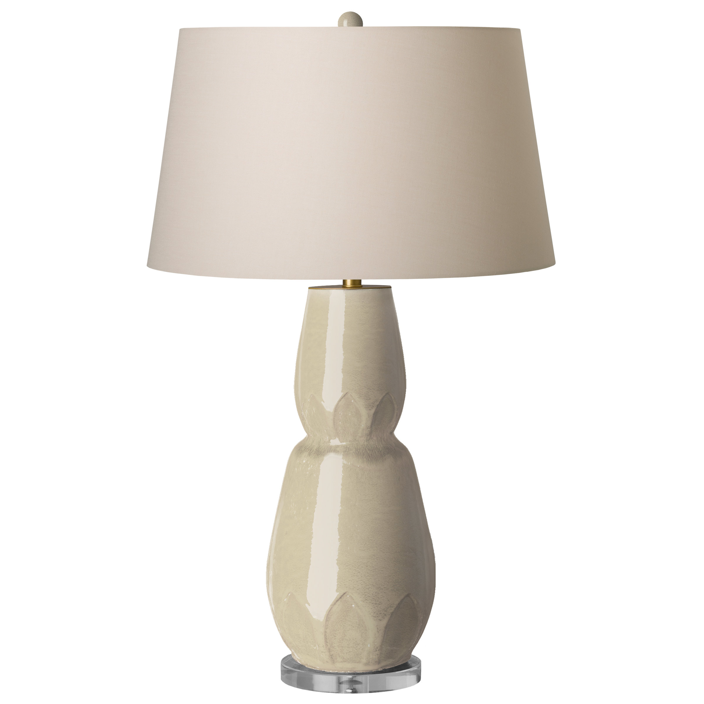 Corrigan Studio® Furr 35" Beige Table Lamp Set | Wayfair