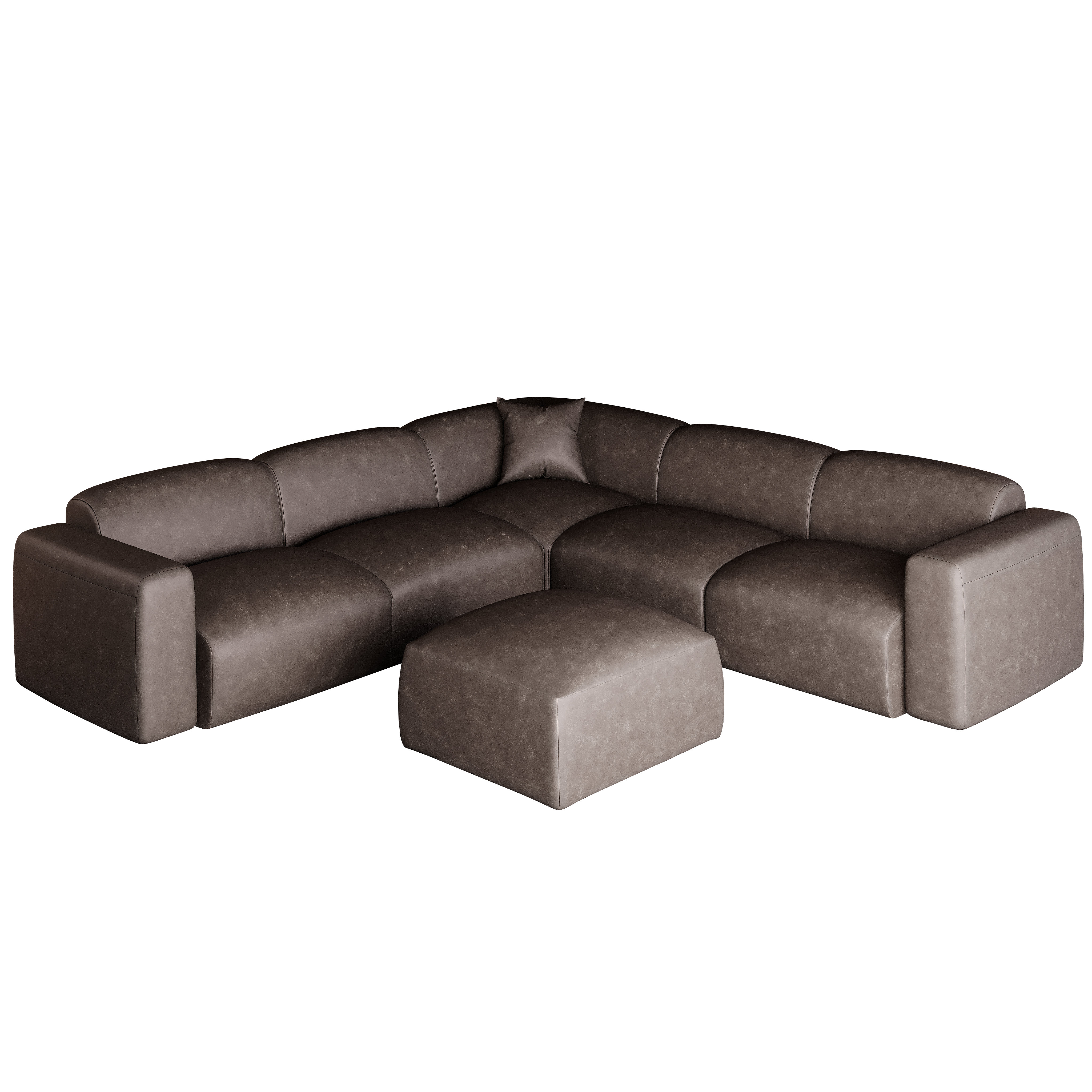 Ebern Designs Modular Upholstered Conversation Set – Indoor Lounge ...
