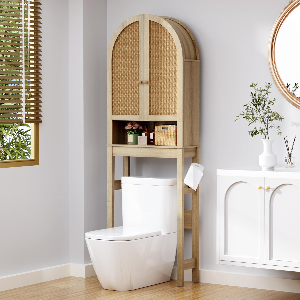 Mercer41 Over The Toilet Storage Cabinet For Bathroom - Wayfair Canada