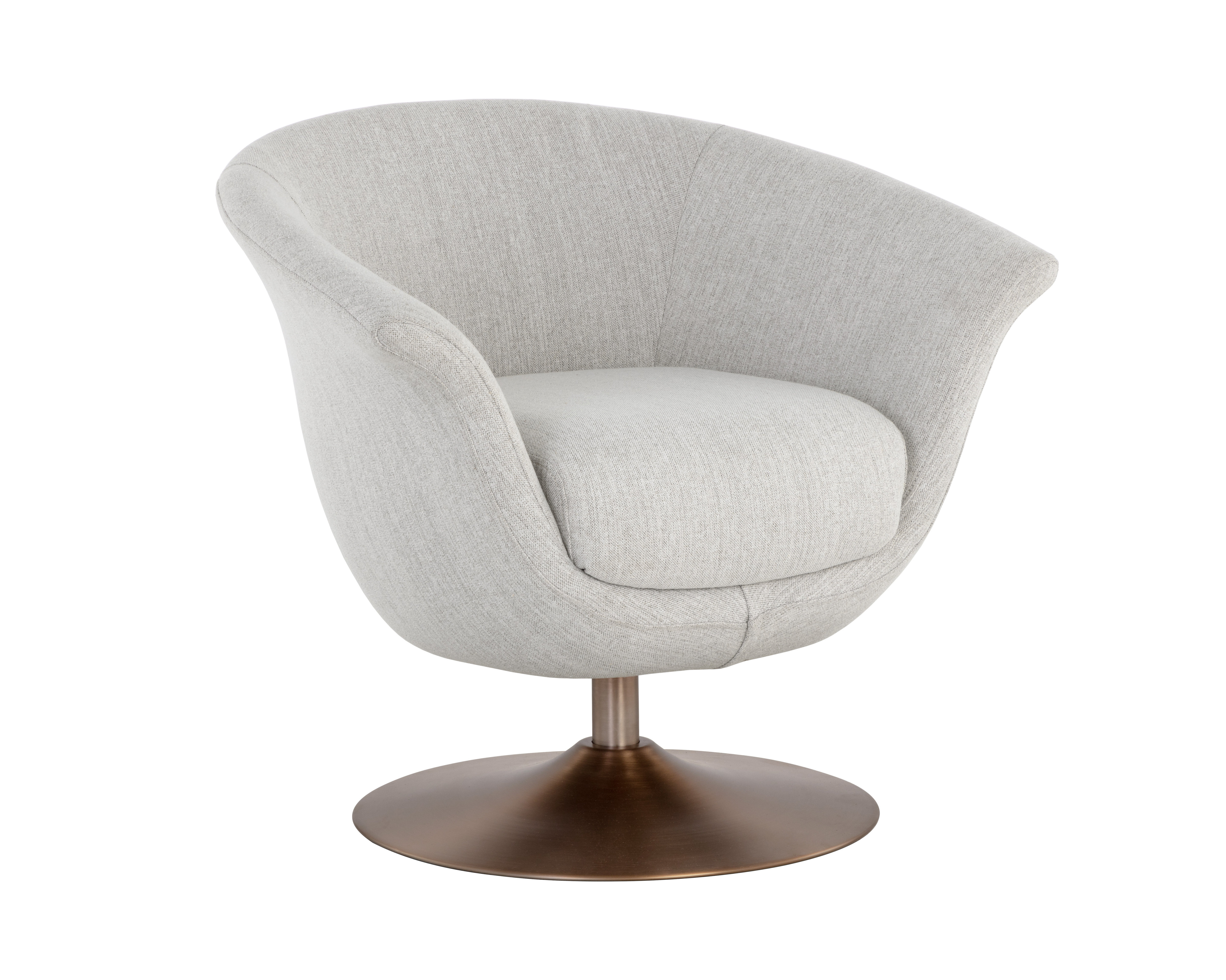 Orren Ellis Maez SWIVEL LOUNGE CHAIR - MINA TAUPE | Wayfair