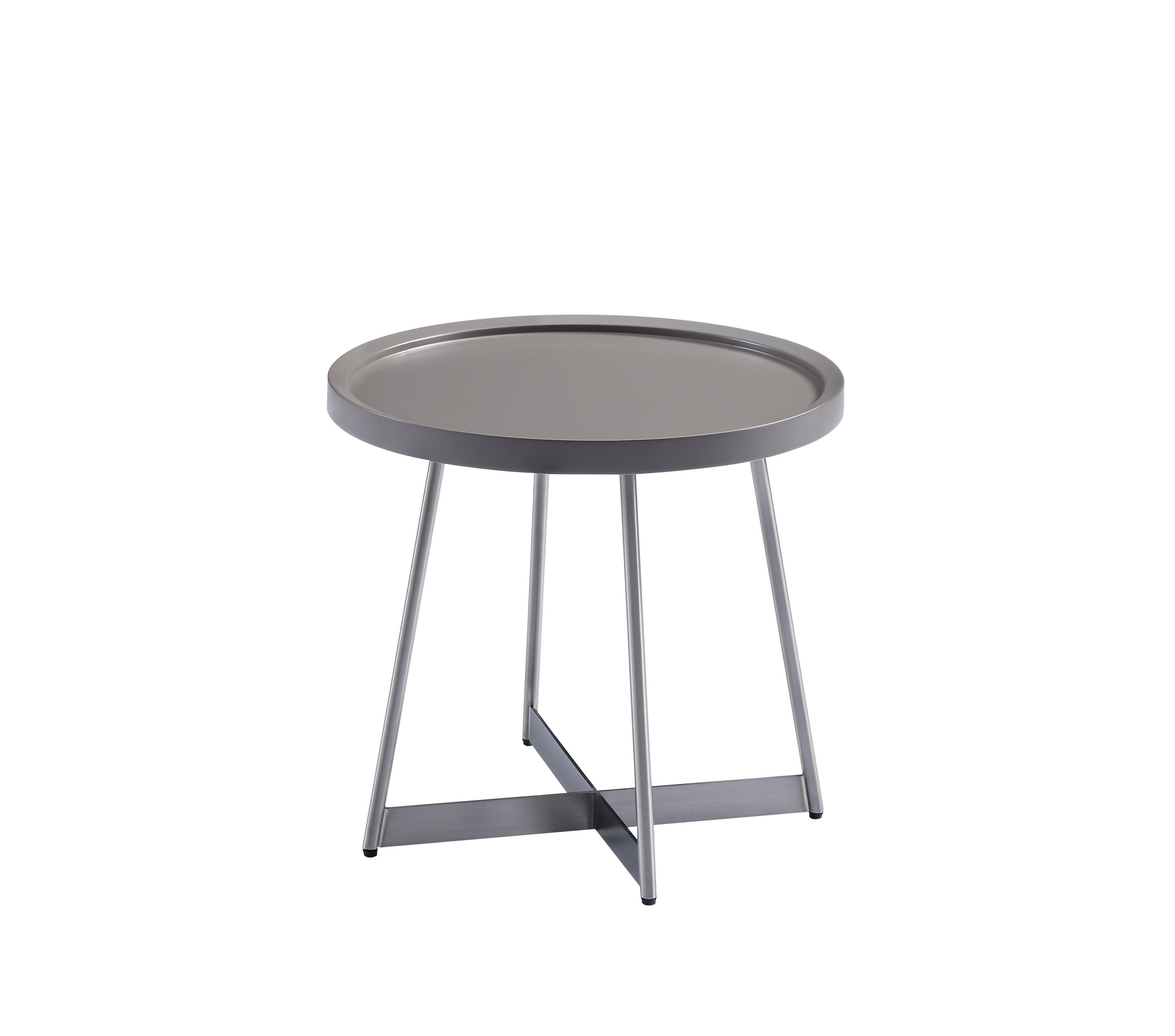 Latitude Run® Tray Top Cross Legs End Table | Wayfair