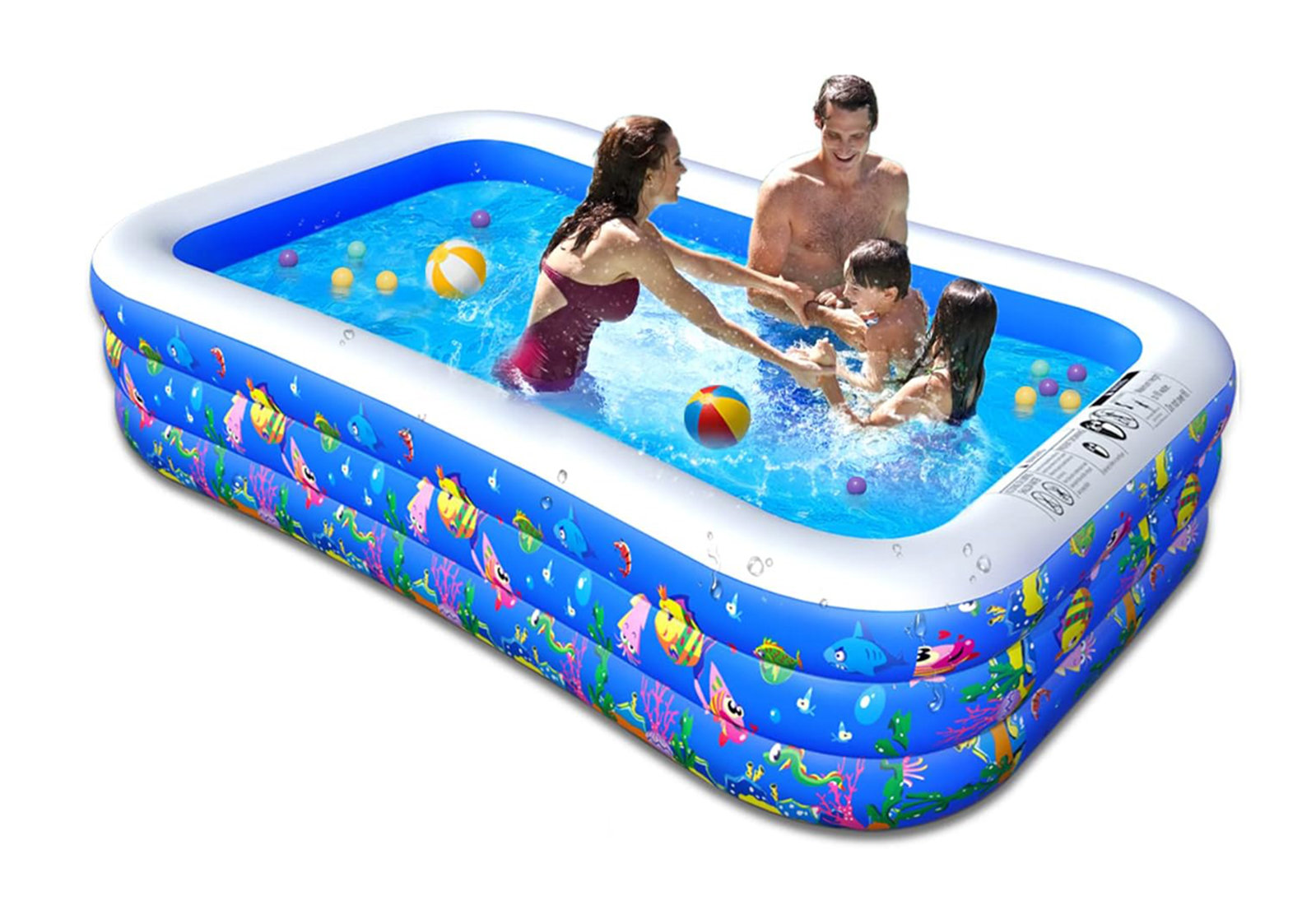 Granij Inflatable Swimming Pool, Family Lounge Pools Ground Family Pool ...