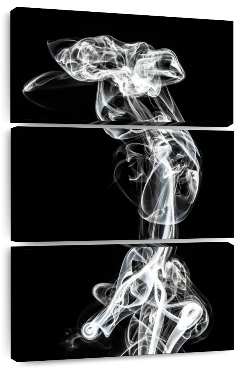 Ebern Designs Senne Abstract White Smoke - Chimera Woman | Wayfair