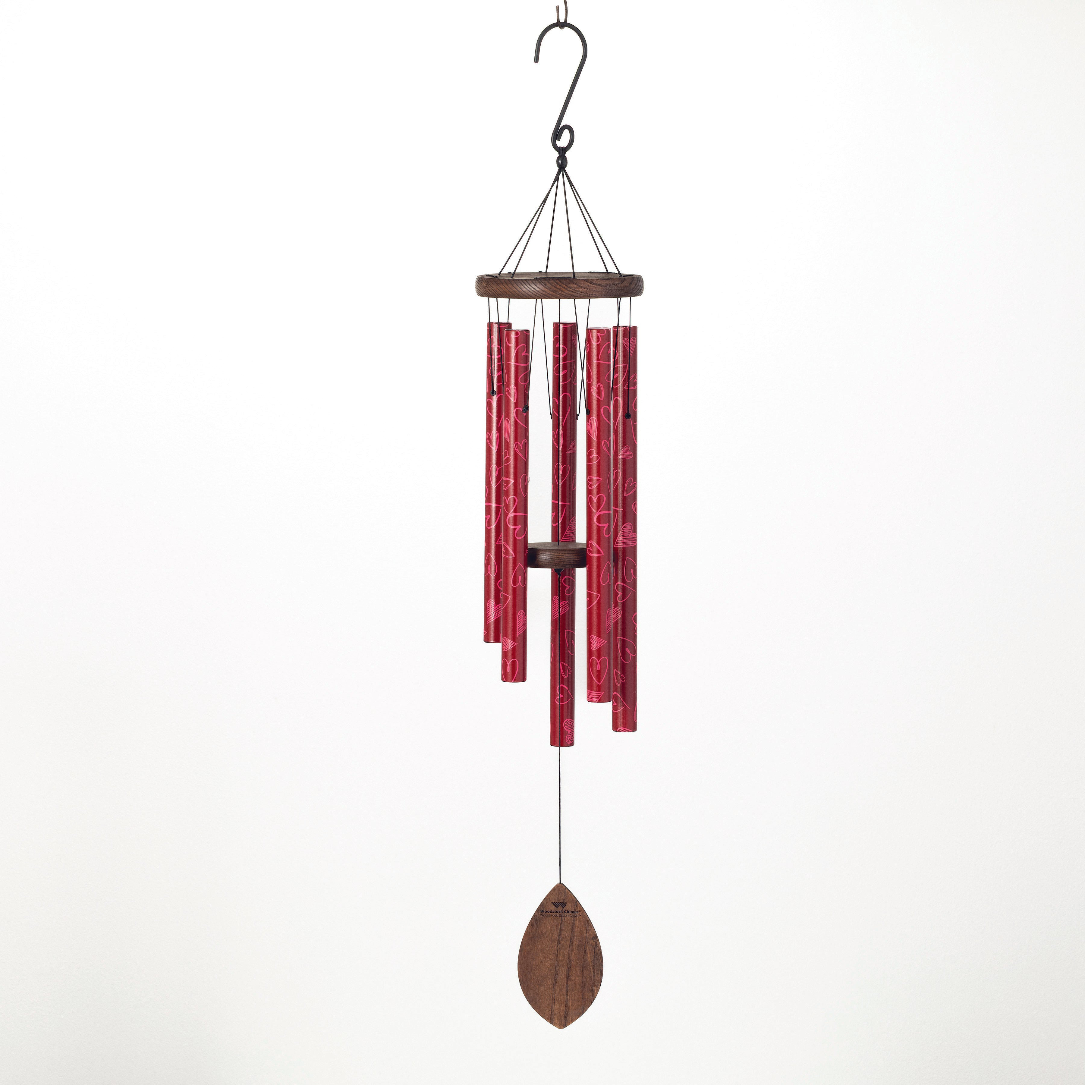 Arlmont & Co. Wrapped in Love Red Chime | Wayfair