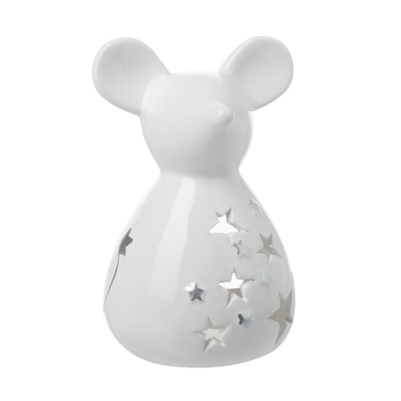 The Seasonal Aisle Glazed Mouse Decoration | Wayfair.co.uk