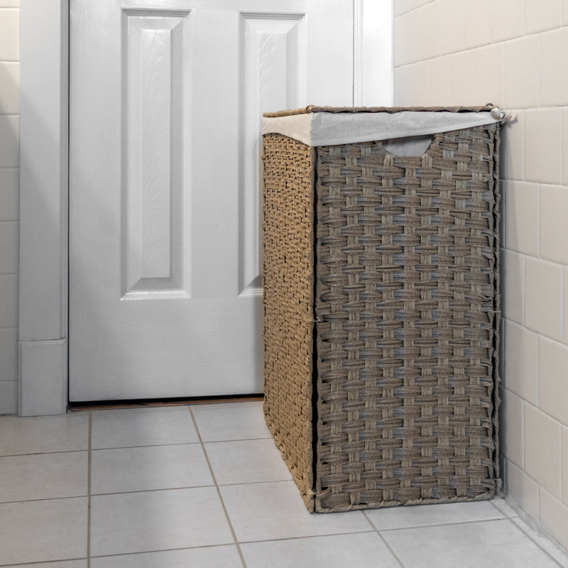 Gracie Oaks Wicker Laundry Hamper & Reviews | Wayfair