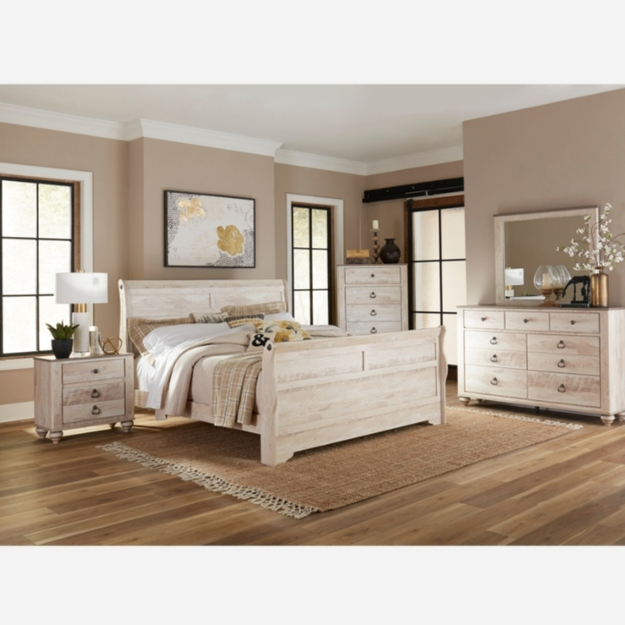 August Grove Modern Style Bedroom 5 Piece Set - Wayfair Canada