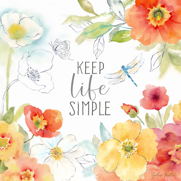 Winston Porter Latora Happy Poppies VII by Cynthia Coulter | Wayfair