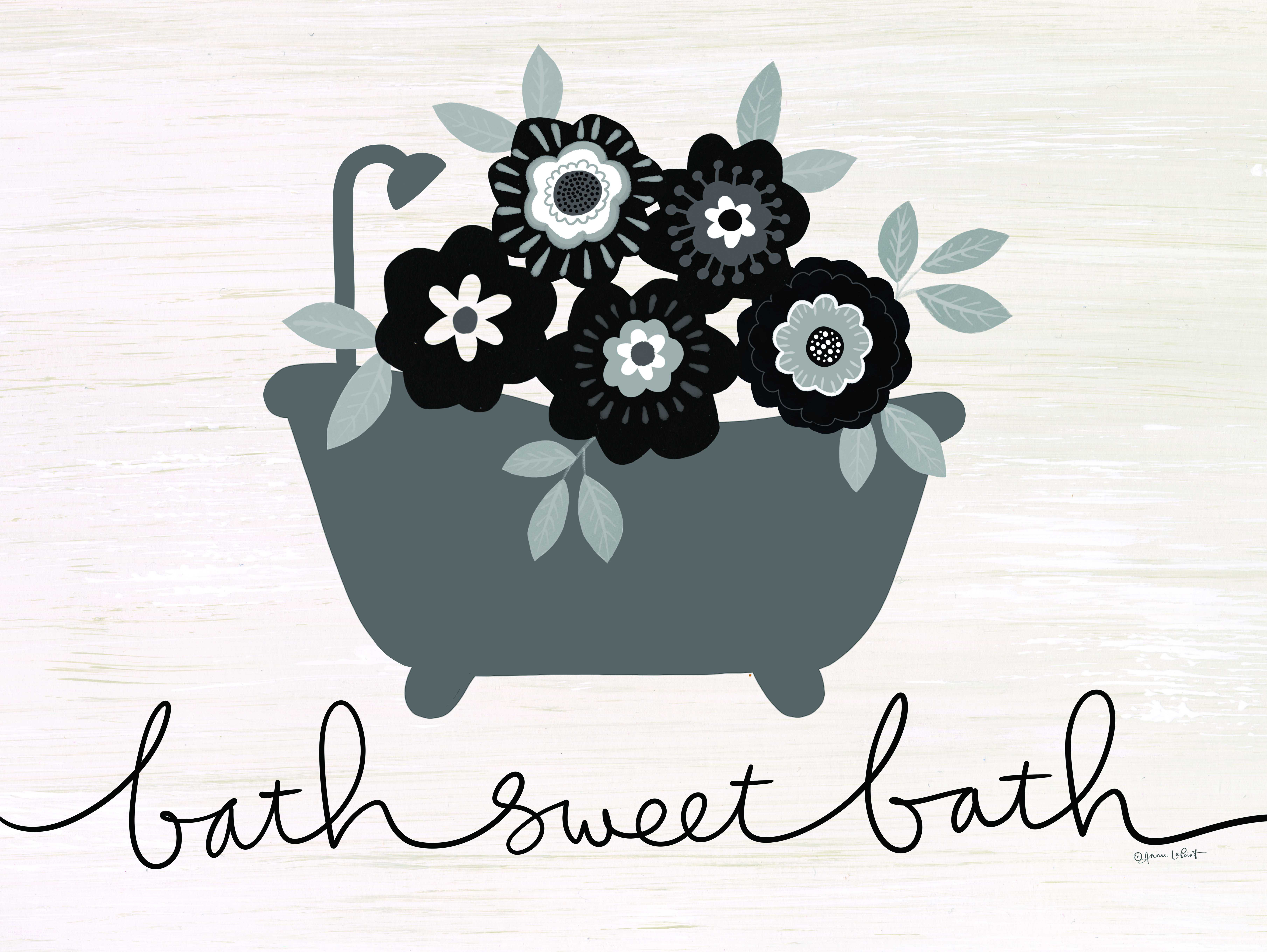 Trinx Hazlyn Bath Sweet Bath - Wrapped Canvas Print | Wayfair