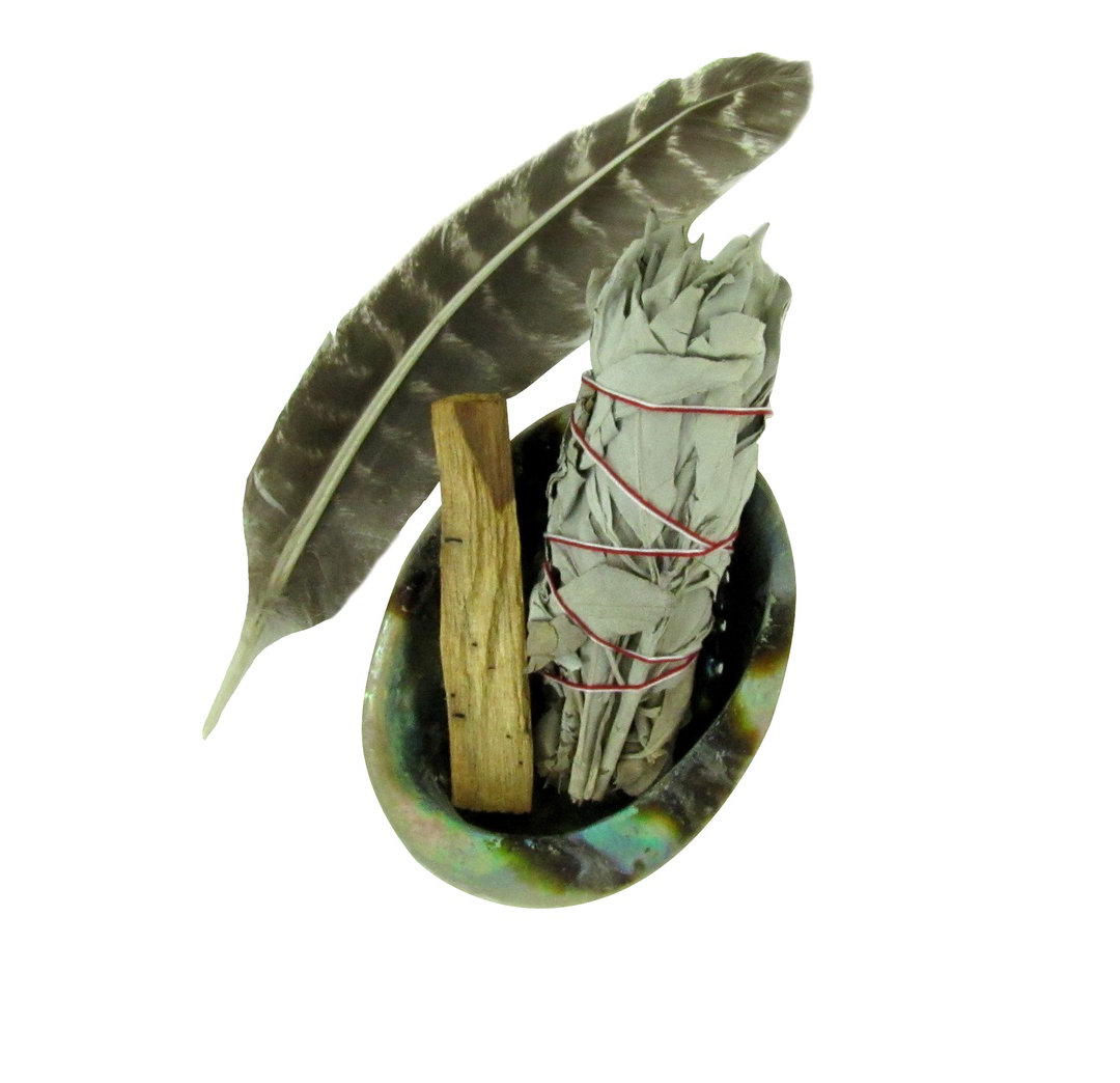 Treasure Gurus Wood 4 Piece Smudge Set | Wayfair