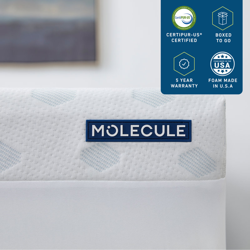 MOLECULE 3" Triple Zone PRO Pressure-Relieving Gel Memory Foam Mattress ...
