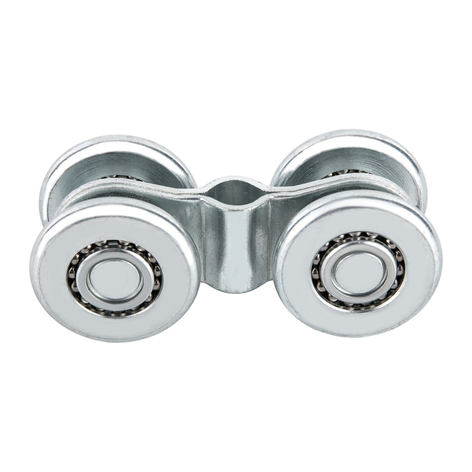 JOYDING 4Pcs Sliding Track Rollers Double Wheel Sliding Track Roller ...