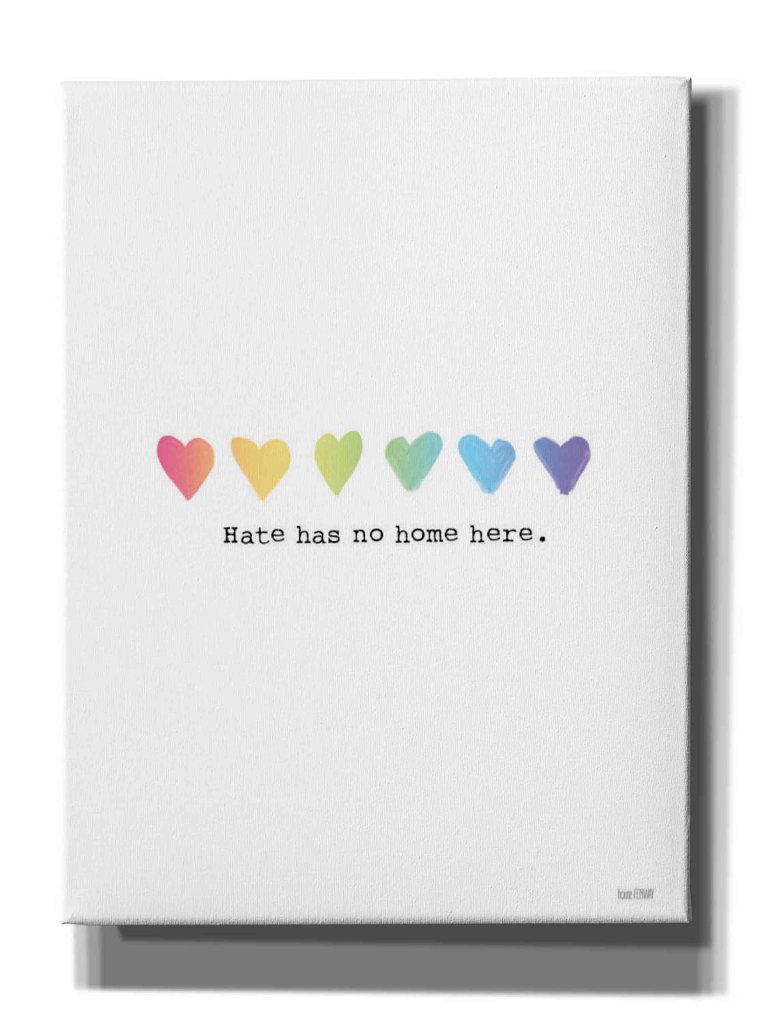 Epic Graffiti Hate Has No Home Here by House Fenway - Wrapped Canvas ...