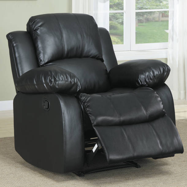 Wade Logan® Mccubbin 83'' Faux Leather Reclining Sofa & Reviews | Wayfair