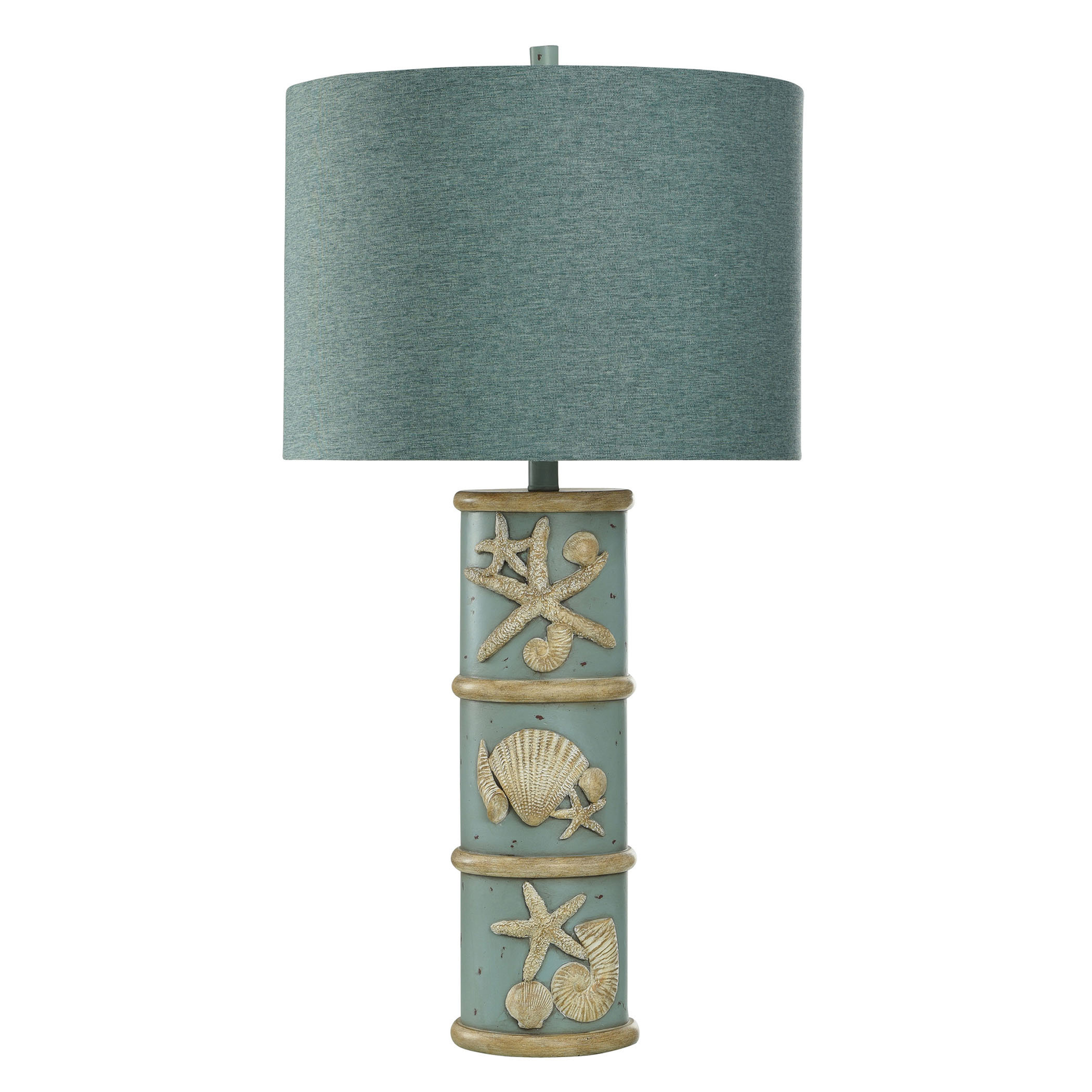 StyleCraft Home Big Surf Blue - Poly Table Lamp - Blue Shade | Wayfair