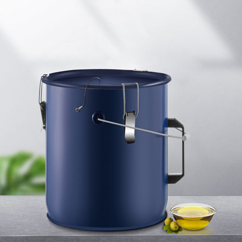 VEVOR Fryer Grease Bucket 6 Gal Oil Disposal Caddy Steel Fryer Oil ...