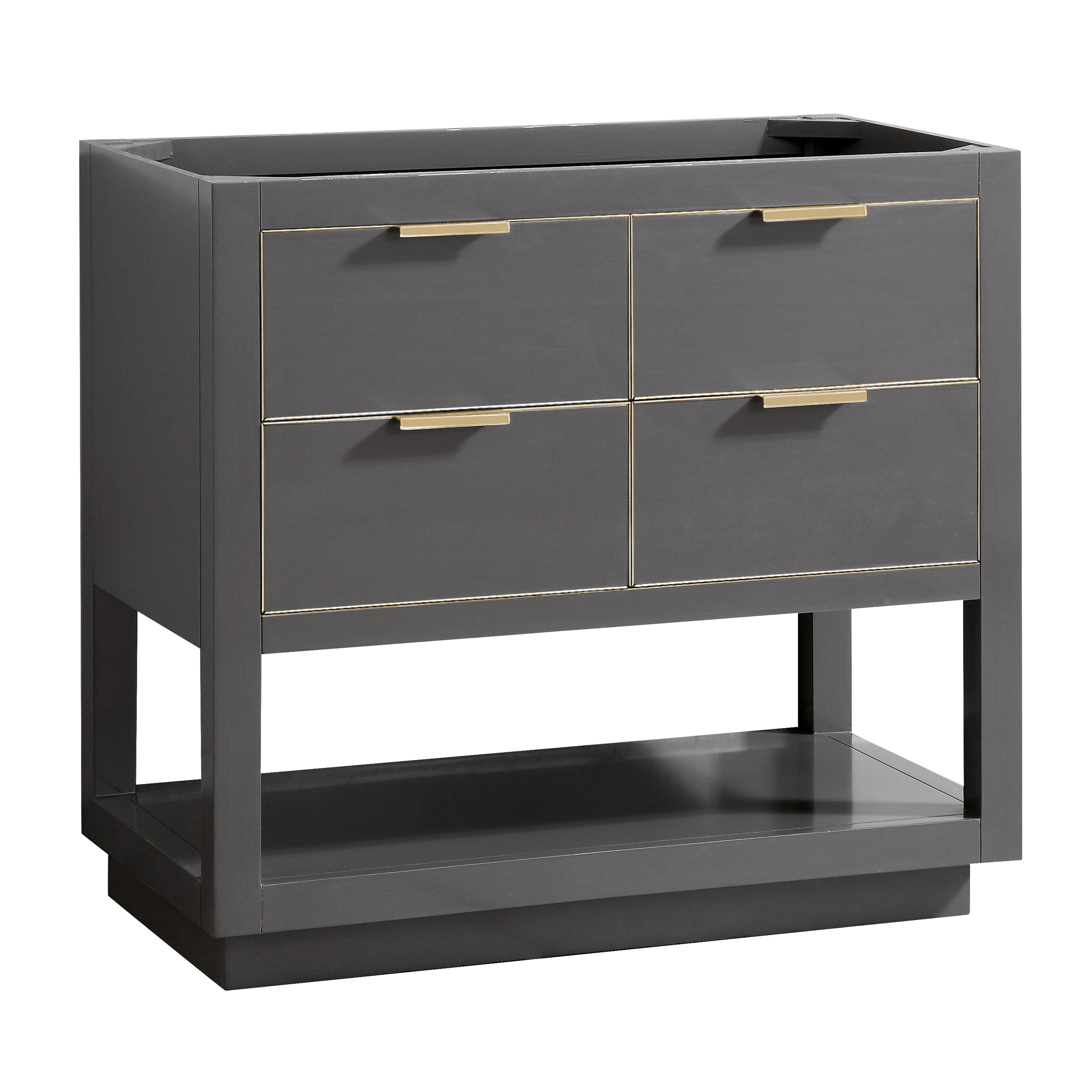 Wade Logan Allie 36" Single Bathroom Vanity Base Only & Reviews ...