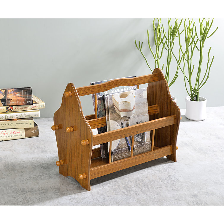 ORE Furniture Wood Free Standing Magazine Rack & Reviews - Wayfair Canada