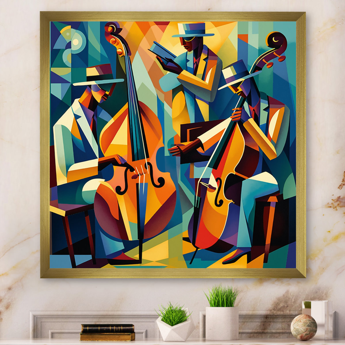 George Oliver Jazz Performance On Stage II - Music Jazz Wall Art Living ...